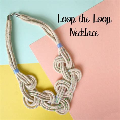 Loop The Loop Macrame Necklace Tutorial Necklace Tutorial Macrame