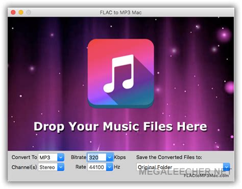 convert flac to mp3 audio format on macos with flac to mp3 mac