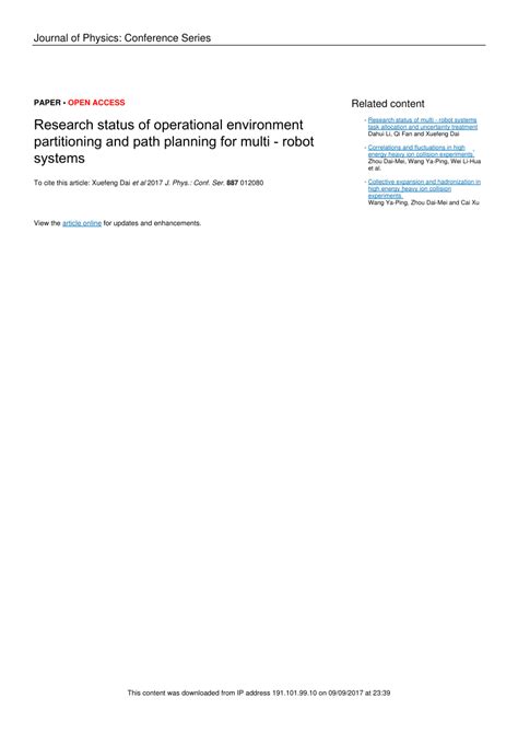 Pdf Research Status Of Operational Environment Partitioning And Path