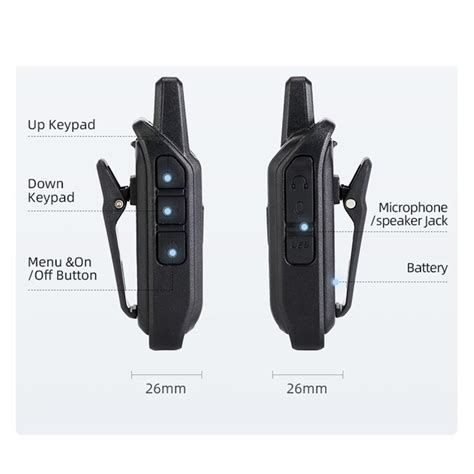 China Pmr 446 Frs Gmrs Mini Pocket Professional New Design Two Way