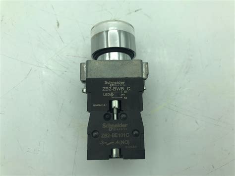 Zb2 Be101c White 2no Push Button Switch Plc Company