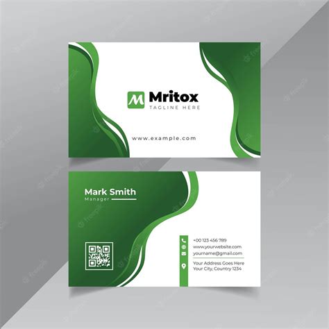 Premium Vector Minimalist Business Card Design