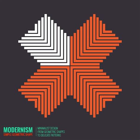 Premium Vector Minimalistic Geometric Design
