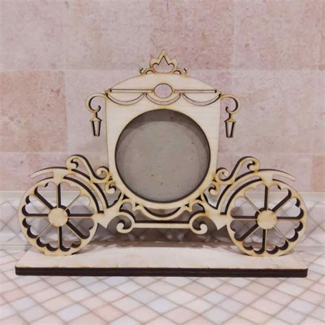 Cinderella Picture Frame Free Laser Cut Vector