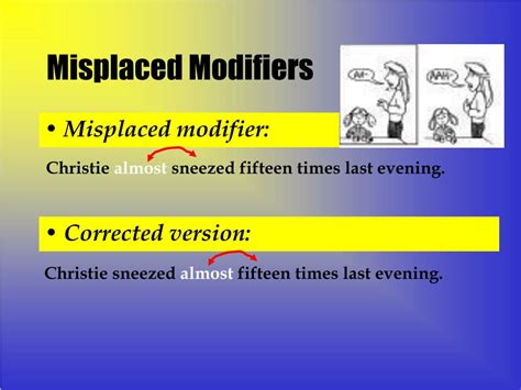 Ppt Putting Misplaced And Dangling Modifiers Powerpoint Presentation Id 2102188