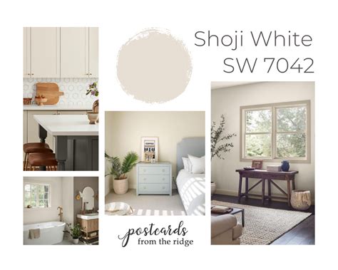 Sherwin Williams Shoji White Review And Color Palettes Postcards From The Ridge