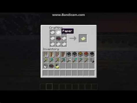 Empty Map Recipe Minecraft