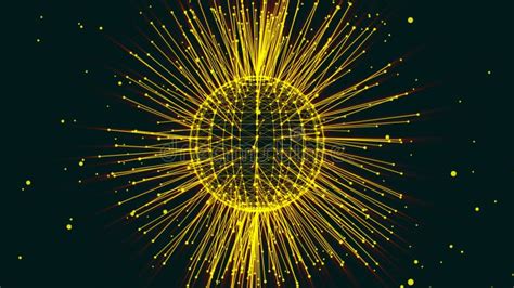 Big Data Plexus Effect Sphere Of Connected Nodes Cluster Net Abstract Network Connection