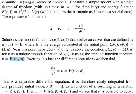 Question About This Separable Ode Statement In A Book • Physics Forums