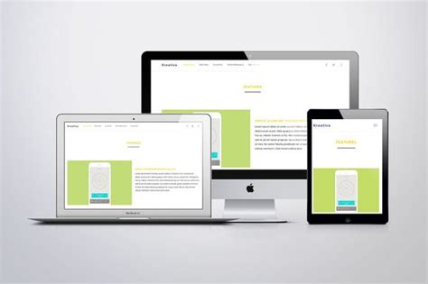 Kreativa One Page Bootstrap Theme Html Css Css Web Template