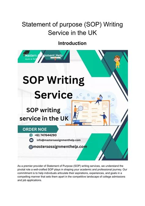 PPT Statement Of Purpose SOP Writing Service In The UK PowerPoint Presentation ID 12892338
