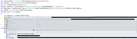 How To Get Complete Information About Post Using Facebook Sdk C Stack Overflow