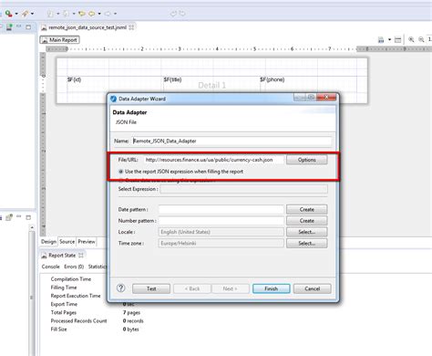 How To Create A Report That Uses A Remote Json Data Source How To