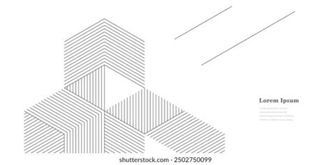 추상 건축 선 기하학적 건물 질감 스톡 벡터로열티 프리 2502750099 Shutterstock