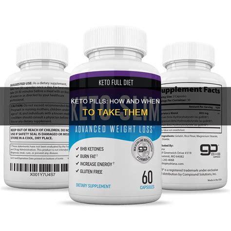 Keto Pills How And When To Take Them Shunketo