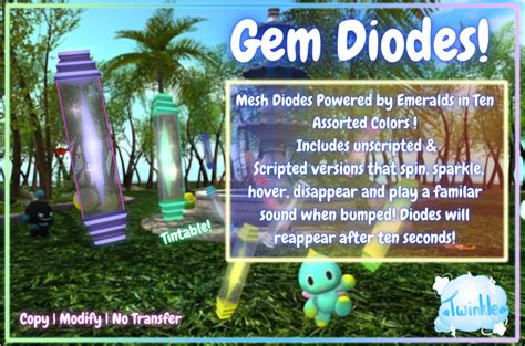 Second Life Marketplace Twinkle Gem Diodes