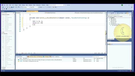 Wpf Looping Nested Loop While For Loop Codelearning Youtube