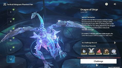Wuthering Waves Tactical Hologram Dragon Of Dirge Vi Youtube