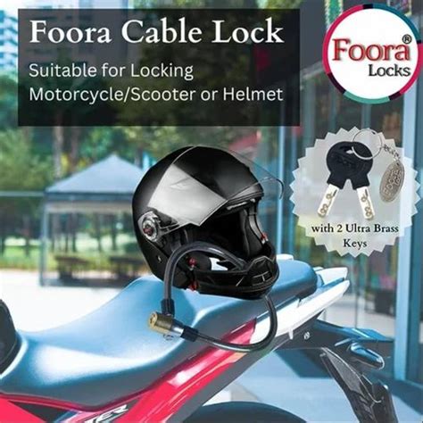 Black Foora Brass Cable Lock At ₹ 332piece In Aligarh Id 2852584481697