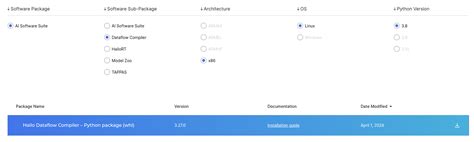 Hailo8 Dataflow Compiler 설치