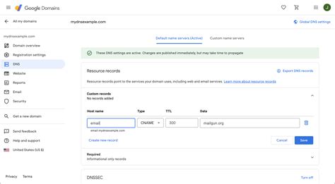 Google Domains DNS Setup Guide Mailgun Help Center