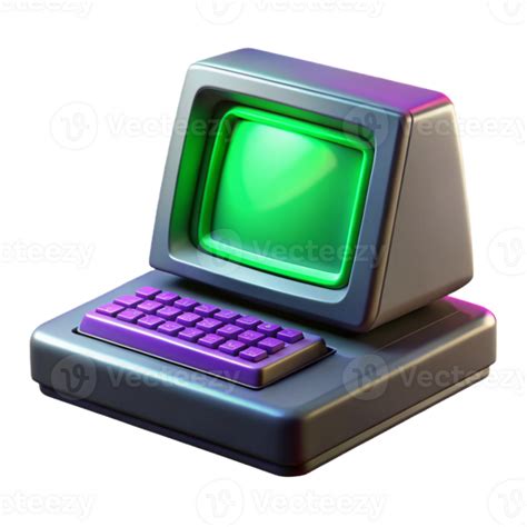 Dramatic Classic A Vintage Computer Terminal Displaying Cryptic Code Glowing Green Against A