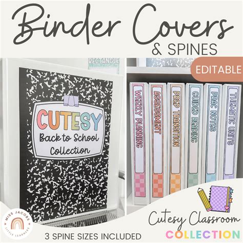 Cute Binder Covers