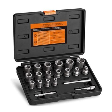 Raytal Bolt Extractor Kit 20 Pieces Bolt Extractor Set For Removing
