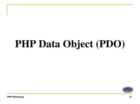 Ppt Php Data Object Pdo Powerpoint Presentation Free Download Id6651925