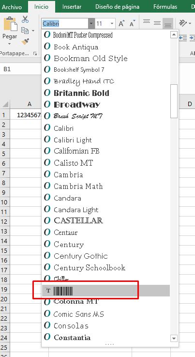 Como Crear Códigos De Barras En Excel Excelfacil