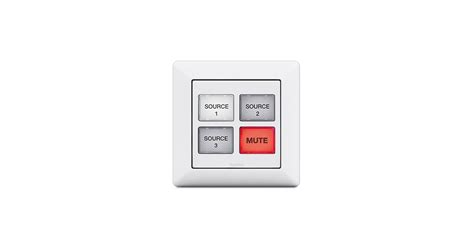 Ebus Button Panels Flex55 And Eu Wall Frame Extron