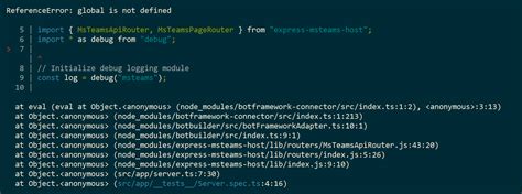 Referenceerror Global Is Not Defined For 27 Preview1 · Issue 65 · Pnpgenerator Teams · Github