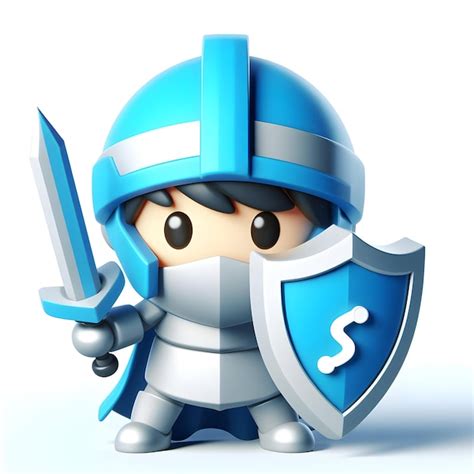 Premium Photo Code Warrior Concept As Battling In A World Of Syntax With White Background And