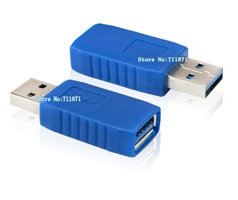 Blue Male Female USB3 0 Adapter Connector 180 Degree USB3 0 Female Male Connector USB3 USB3 0
