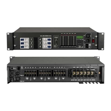 Arena Show By Arena Luci Dmx Dimmer Pack 10a X 6ch