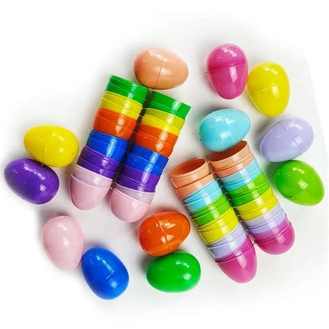 Fillable Easter Eggs Durable Plastic Eggs For Egg Hunts Easter Bunny