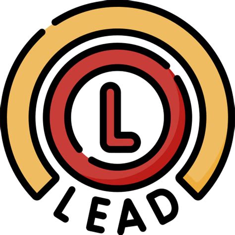 Lead Free Education Icons