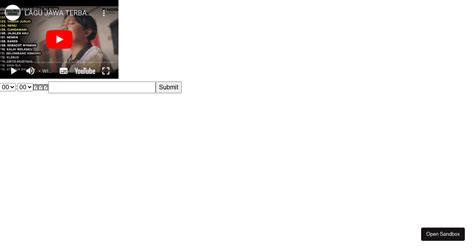 react youtube video examples codesandbox