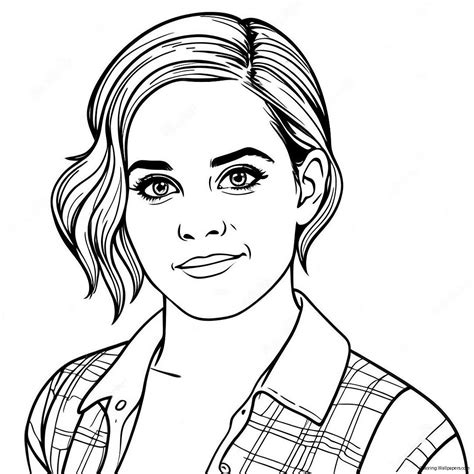 Emma Watson Coloring Page 72184 57135