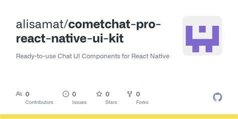 Github Alisamatcometchat Pro React Native Ui Kit Ready To Use Chat