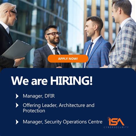 Isa Cybersecurity On Linkedin Hiring