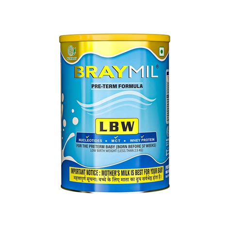Braymil Low Birth Weight Preterm Formula For Babies Before 37 Weeks