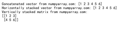 Python中使用numpy创建向量的全面指南极客笔记