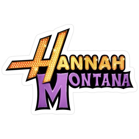 Hannah Montana Sticker Hannah Montana Font Hannah Montana Logo