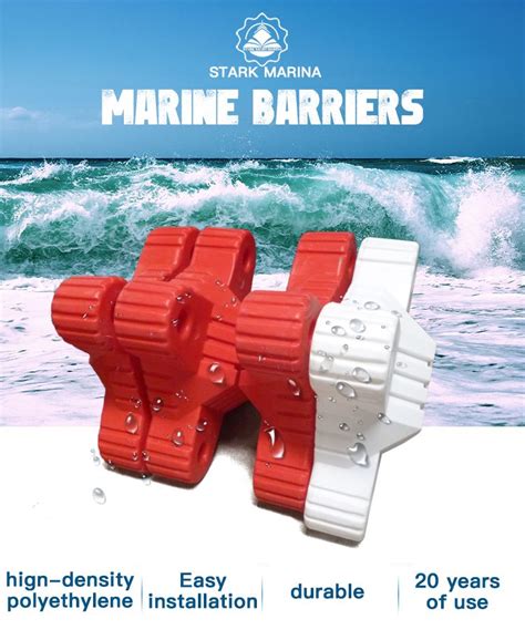 China Hdpe Wave Floating Breakwater Sea Barrier China New Designed Breakwaters Blow Molding