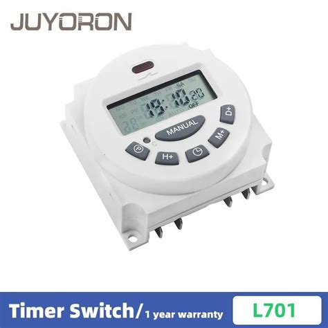 New Type L701 AC 220V 250V 12V 110V 24V 16A Digital Timer Controller 7 Days Weekly Programmable