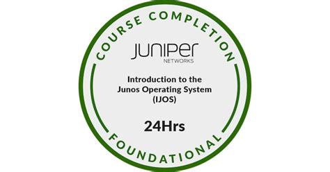 Introduction To The Junos Operating System Ijos Was Issued By Juniper