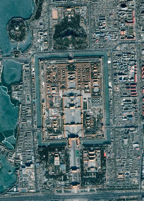 Forbidden City China Aerial View
