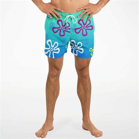 Spongebob Underwater Swim Trunks Rave Bonfire