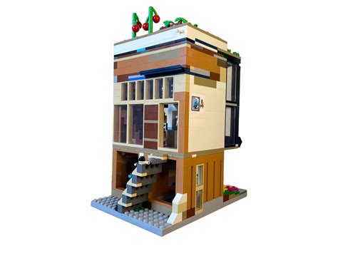Lego Moc Modern Home Modular Alternate Build Of 2x 60398 By Re Bricked